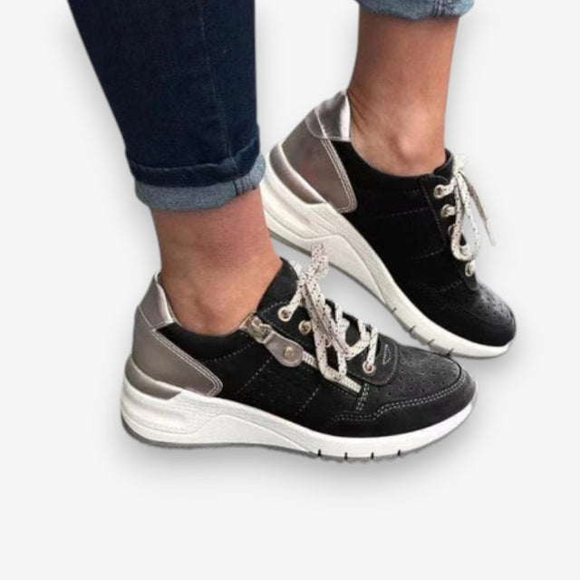 Christine – Chaussures à Lacets avec Fermeture Éclair Latérale et Seme ...